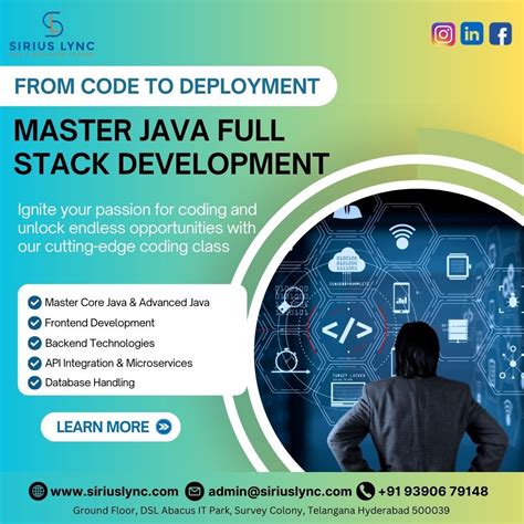 Sirius Lync On Linkedin Siriuslync Java Javatraininginhyderabad Javafullstack