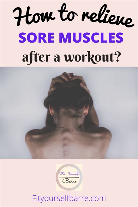 How To Heal Sore Muscles After Working Out At Rachel Shortland Blog