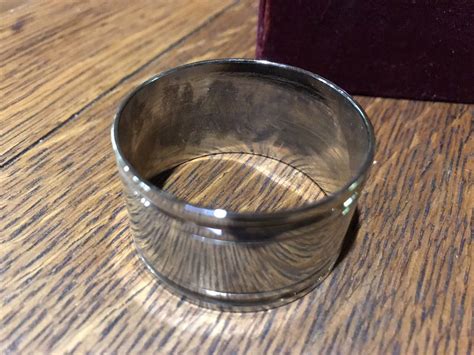 Vintage Silver Treasures By Godinger Napkin Rings Set Of 4 In Case Ebay