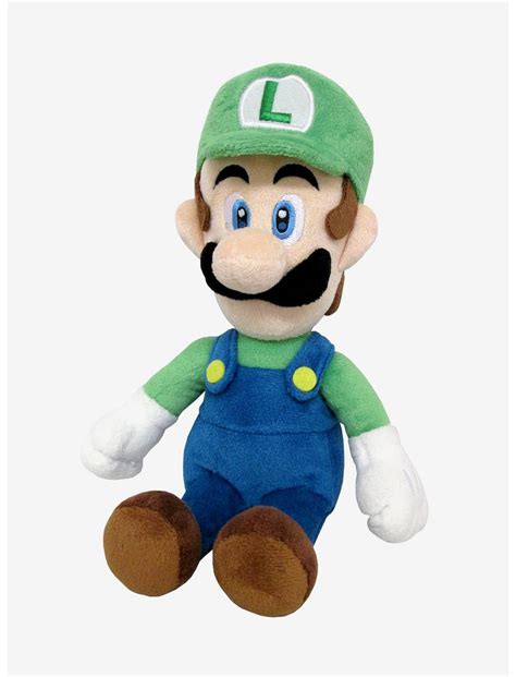 Nintendo Super Mario Bros Luigi Sitting 8 Inch Plush Boxlunch