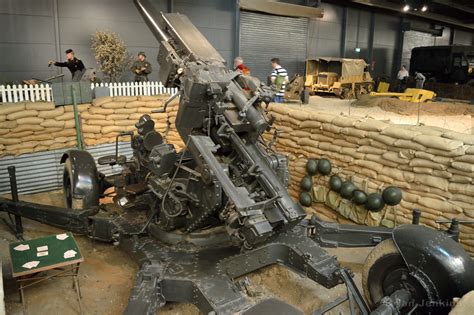 37 Inch Aa Gun Wwii British Iwm Duxford Cambs Uk Brij Flickr