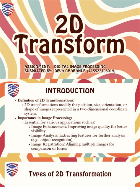 2d Transform Pdf Cartesian Coordinate System Shape