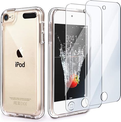 Ipod Touch 7 Case Clear Idwell Touch 6 Touch 5 Case With 2 Screen Protectors Clear