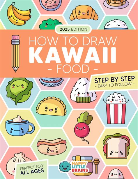 Kawaii Food Sketches Cute Food Piece Cake With Fruit Sweet Dessert