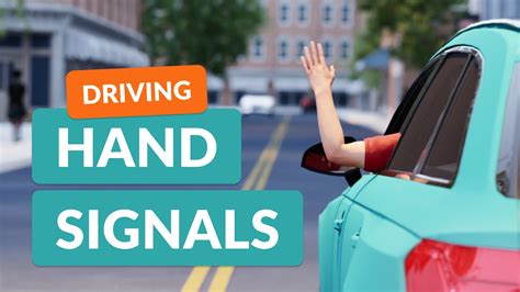 Hand Signals For Driving Explained Right Left Stop Slow