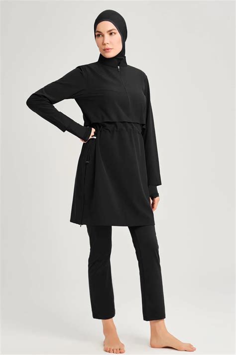 Maillot De Bain Musulman Modeste Pour Femmes Couvrant Entièrement Le