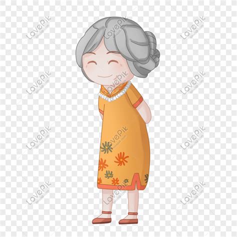 할머니 Png 일러스트 무료 다운로드 Lovepik