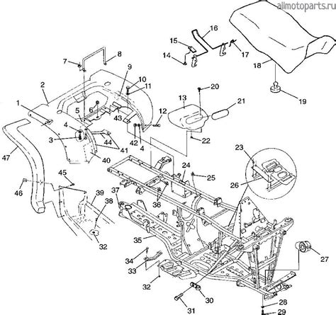 Exploring The Intricate Diagrams Of Polaris Parts