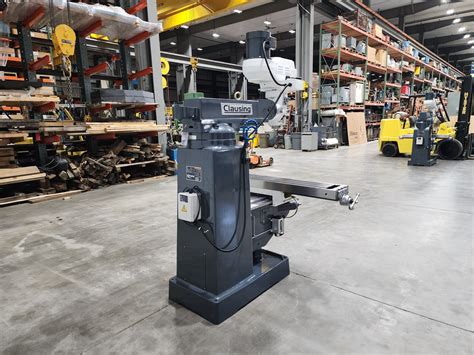 Clausing 3vs08 Vertical Knee Mill New Vander Ziel Machinery Sales