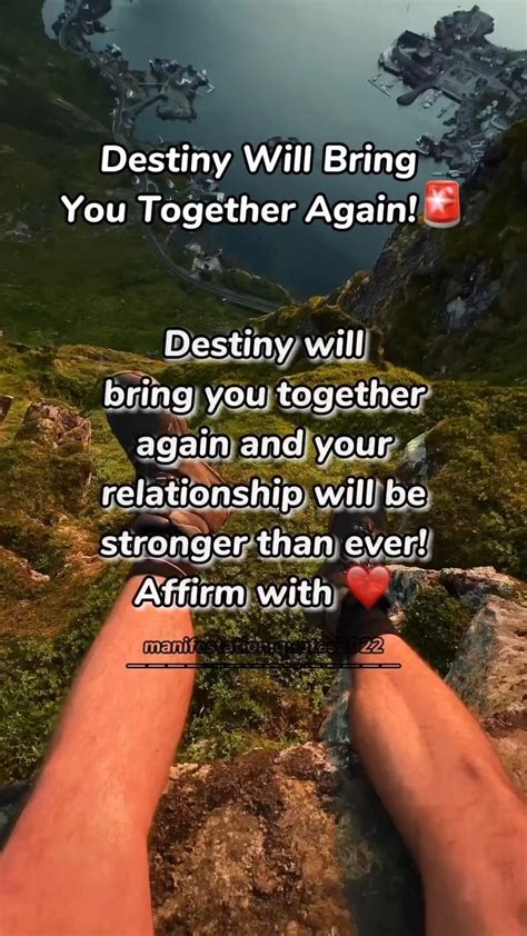 Embracing Destiny Reunited And Stronger Than Ever [video] Soulmate Connection Think
