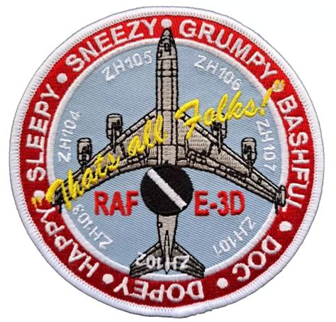 Boeing E 3 Sentry Awacs Raf Embroidered Patch Eur 19 40 Picclick It