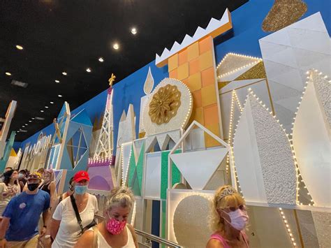 Work Continues On Its A Small World Queue