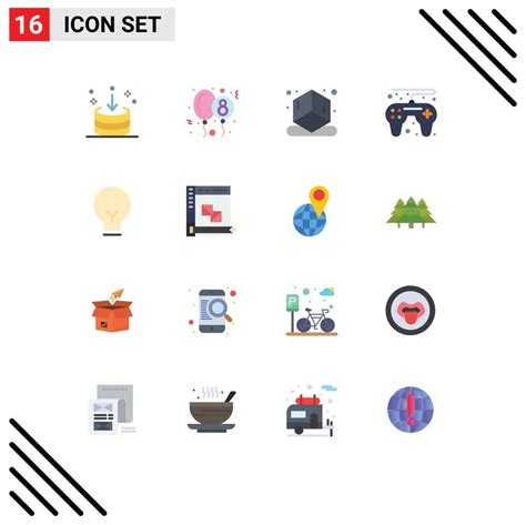 16 Universal Flat Colors Set For Web And Mobile Applications Basic Light Eight Day Play Game