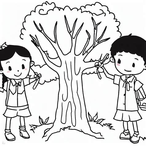 Coloriage Arbre Nu Télécharger Et Imprimer Gratuit Sur Coloriageenfant Com