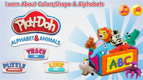 Play Doh Alphabet And Animal Part 1 Write Abc Letters From A To G