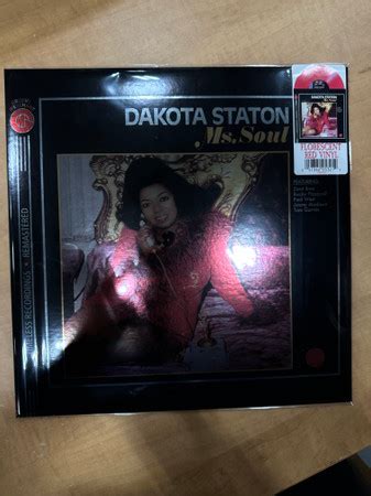 Dakota Staton Ms Soul Vinyl Fluorescent Red Lp Album 2 More