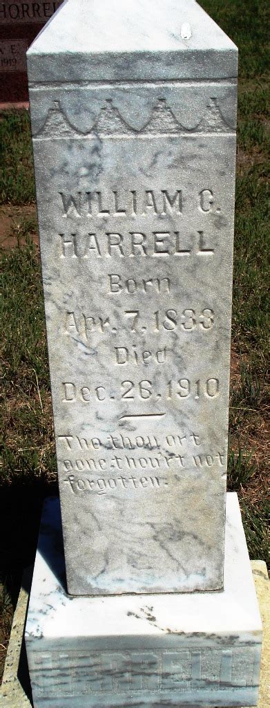 William G Harrell 1833 1910 Find A Grave Memorial