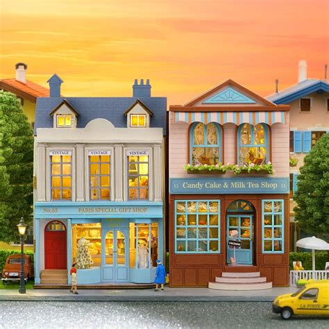 Dessert Shop Diy Miniature House Kit Mini House Series Diysland