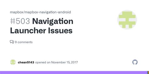 Navigation Launcher Issues · Issue 503 · Mapboxmapbox Navigation