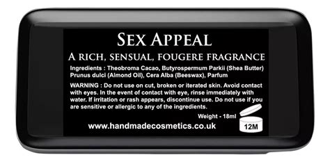 Sex Appeal By Handmade Cosmetics Reviews And Perfume Facts