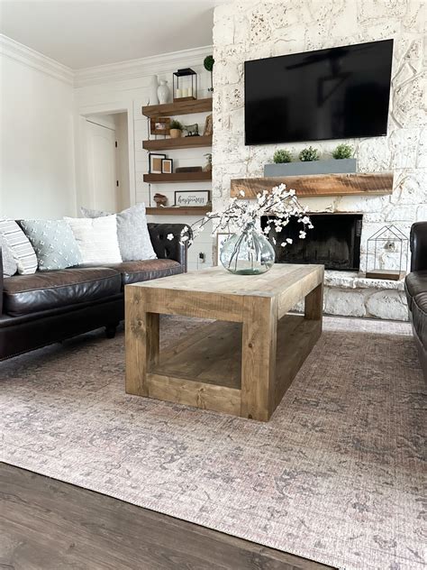 Diy Modern Wood Coffee Table Shanty 2 Chic