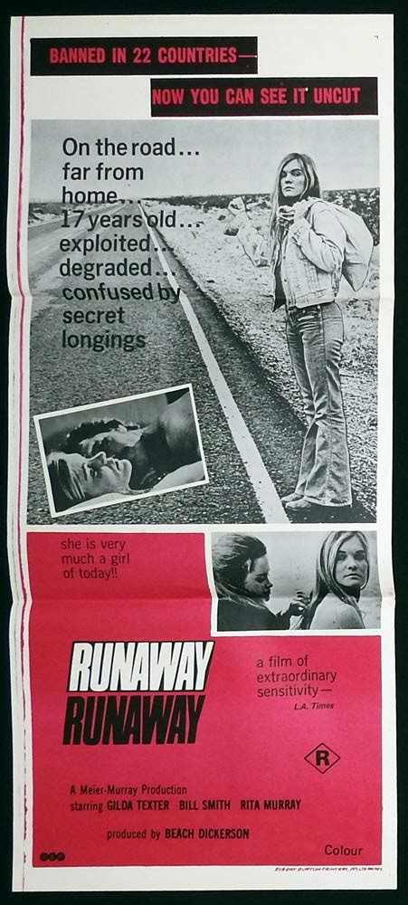 Runaway Original Daybill Movie Poster Gilda Texter Moviemem Original