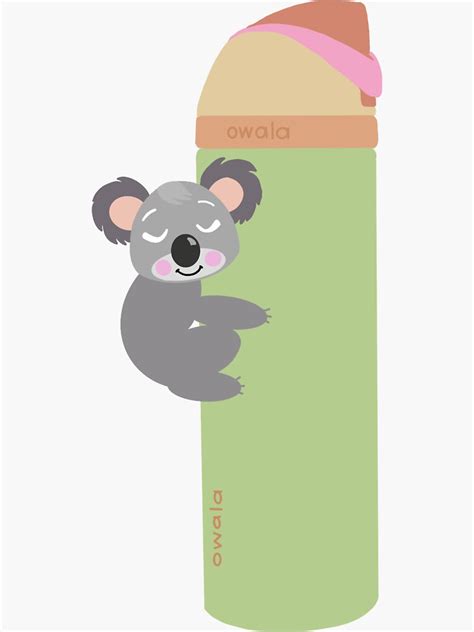 Koala Owala Water Bottle Sticker For Sale By Floraldestiny Redbubble