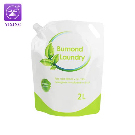 Liquid Packaging Spout Pouch Spout Stand Up Pouch Laundry Detergent Spout Pouch Packaging And