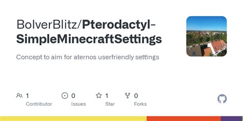 Github Bolverblitzpterodactyl Simpleminecraftsettings Concept To Aim For Aternos