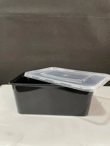 1000ml Rectangular Plastic Containers At ₹ 63piece Disposable