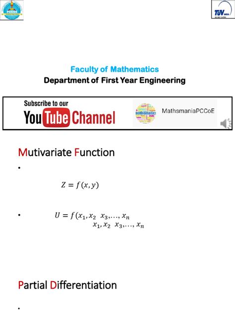 Partial Differentiation Pdf Derivative Variable Mathematics
