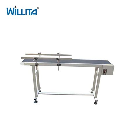 Pvc Fruit Motorized Sorting Table Belt Conveyor Inkjet Printer