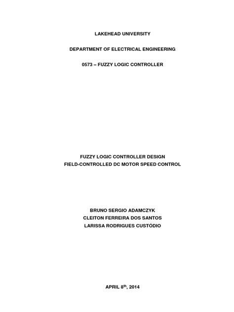fuzzy logic controller design pdf control theory fuzzy logic