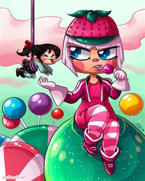 Sugar Rush Taffyta And Vanellope