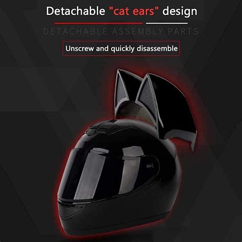Buy Full Face Women Cat Ears Motorcycle Street Helmets Dot Ece
