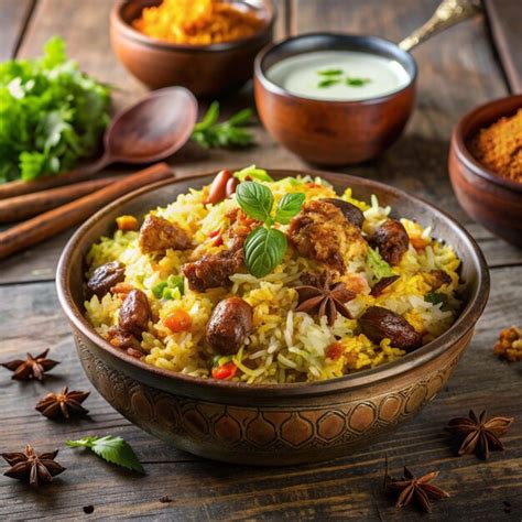 Premium Photo View Of Tasty Yummy And Delicious Indian Biryani 4k Hd