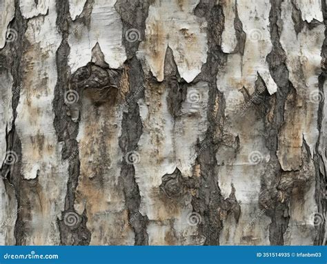 Tree Bark Texture Shows Rough Surface And Natural Pattern With Close Up