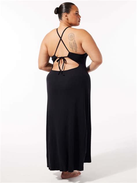 Rib Essentials Maxi Slip Savage