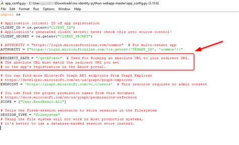 Authentication Azure App Registration Redirect Uri Modifications Vs