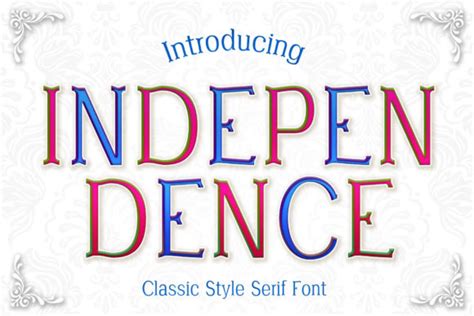 Download Independence Font For Free Font Style