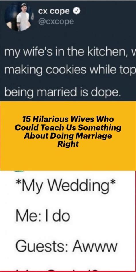 15 Hilarious Wives Who Could Teach Us Something About Doing Marriage