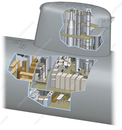 Conning Tower Illustration Stock Image C061 7338 Science Photo