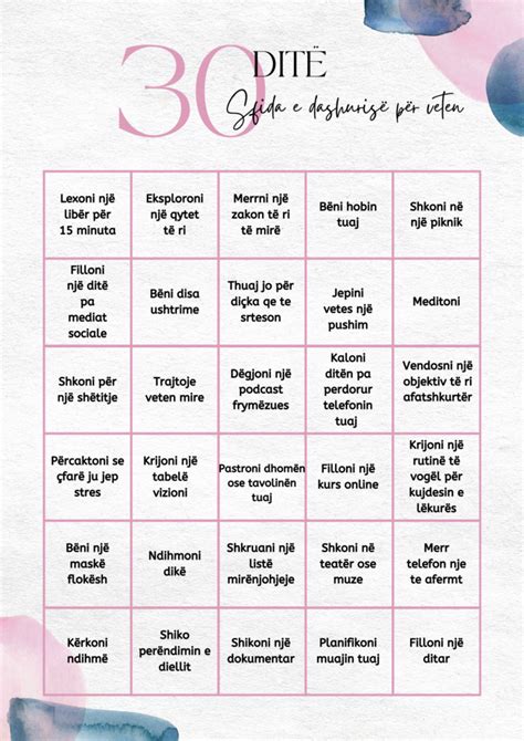 30 Days Self Love Challenge Booksinsta