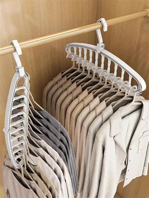 Space Saving Hangers For Closet Organizers And Storage