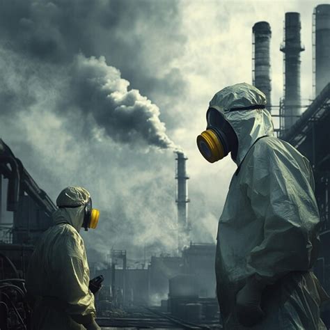 Engineers Monitoring Air Pollution Levels With Hightech Sensors And