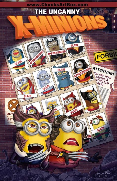 Uncanny X Minions Days Of Future Past Minions Days Of Future Past Crazy Fans