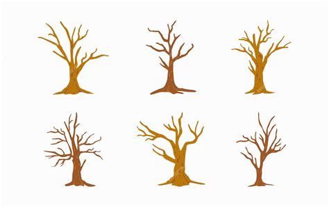 Premium Vector Dead Tree Vector Illustration