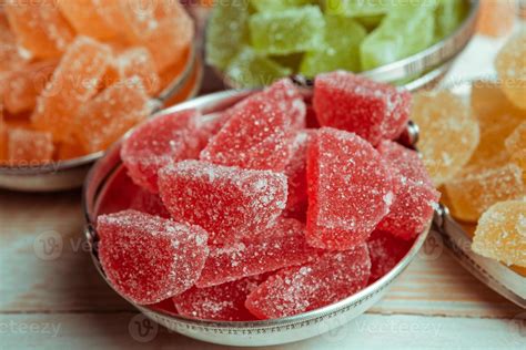 Colored Different Candy Marmalade Jelly Marmalade Slices Images