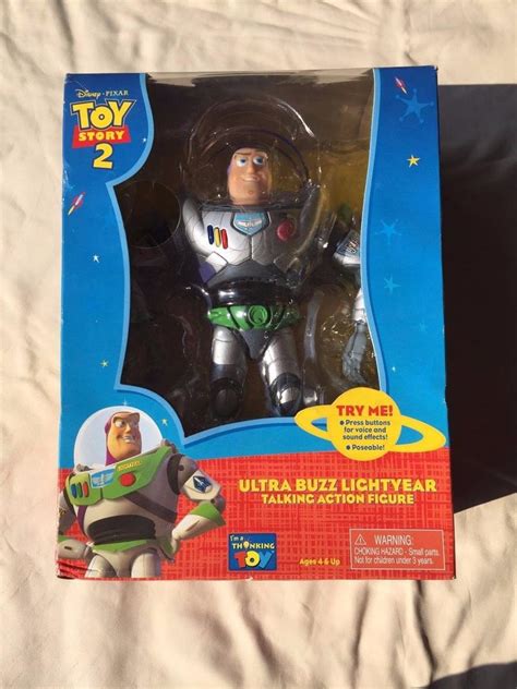 Disney Pixar Toy Story 2 Buzz Lightyear Ultra Talking Action Figure New