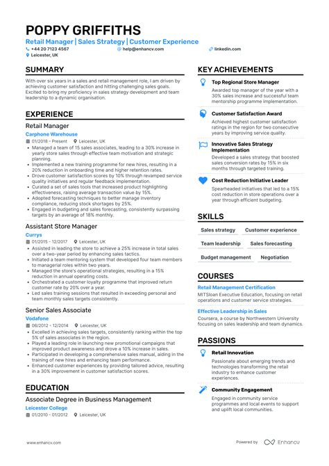 Retail Cv Examples And Guide For 2026 Retail Cv Examples And Guide For 2026